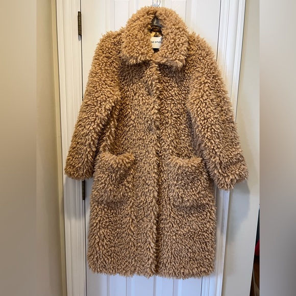 Stand Studio | Jackets & Coats | Stand Studio Teddy Bear Faux Fur Coat ...
